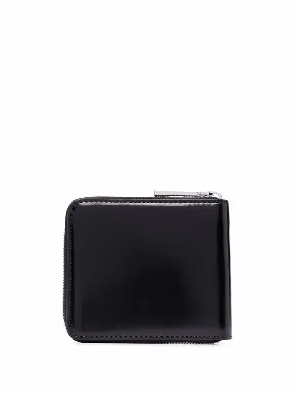 DIESEL® Logo-print Leather Wallet - Black