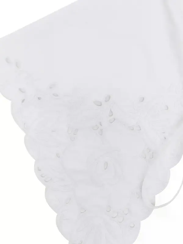 PATOU Embroidered Poplin Collar