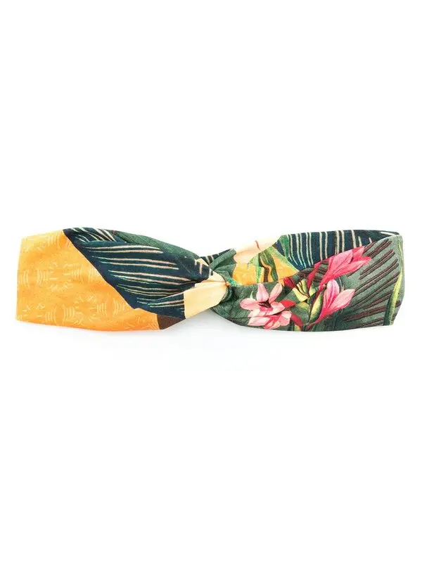 LYGIA & NANNY Bethania Floral-print Headband - Green