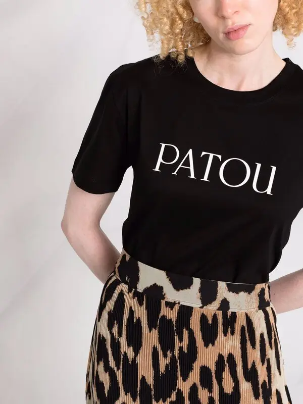 PATOU Logo-print T-shirt - Black