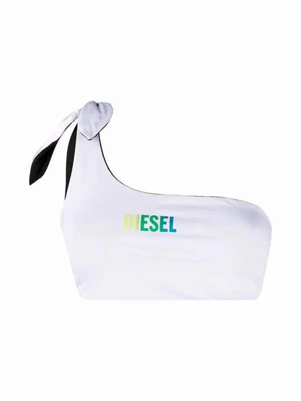 DIESEL® Logo One-shoulder Bikini Top
