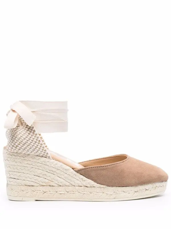 Manebí Ankle-tie Espadrilles - Brown