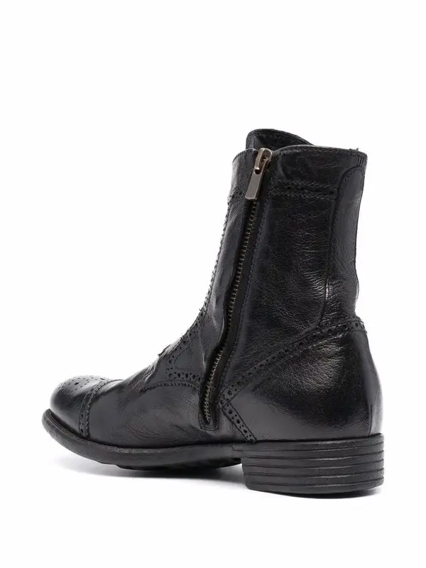 Officine Creative Off-centre Button Boots