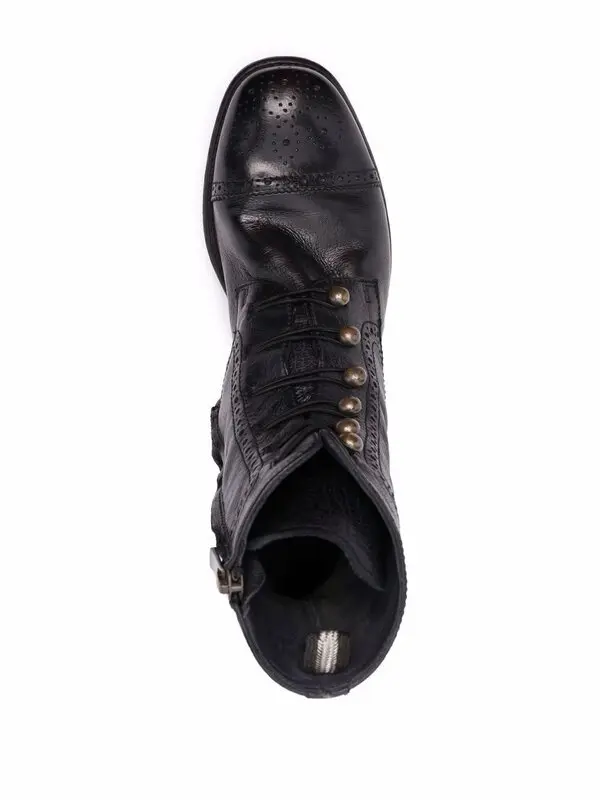 Officine Creative Off-centre Button Boots