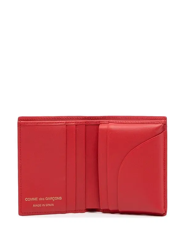 Comme Des Garçons Polka Dot-print Cardholder - Red