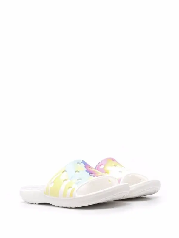 CROCS Tie-dye Cutout Slides