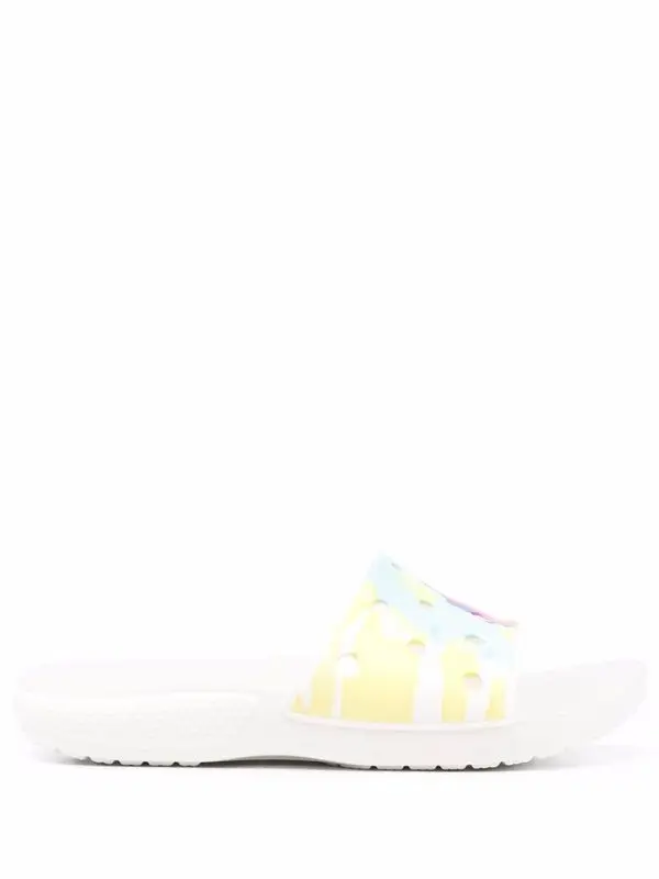 CROCS Tie-dye Cutout Slides