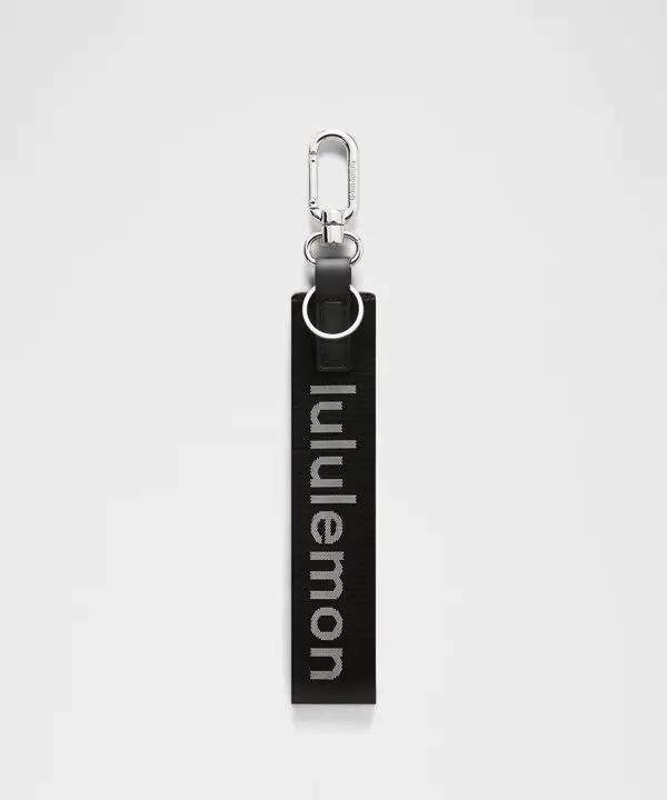 Lululemon Never Lost Keychain - Black/white/silver