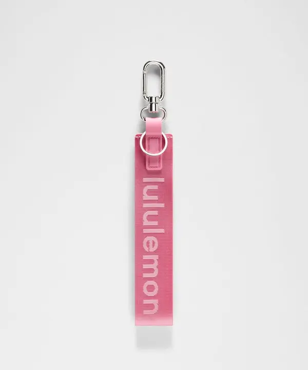 Lululemon Never Lost Keychain - Candy Cloud/pink Pearl/silver
