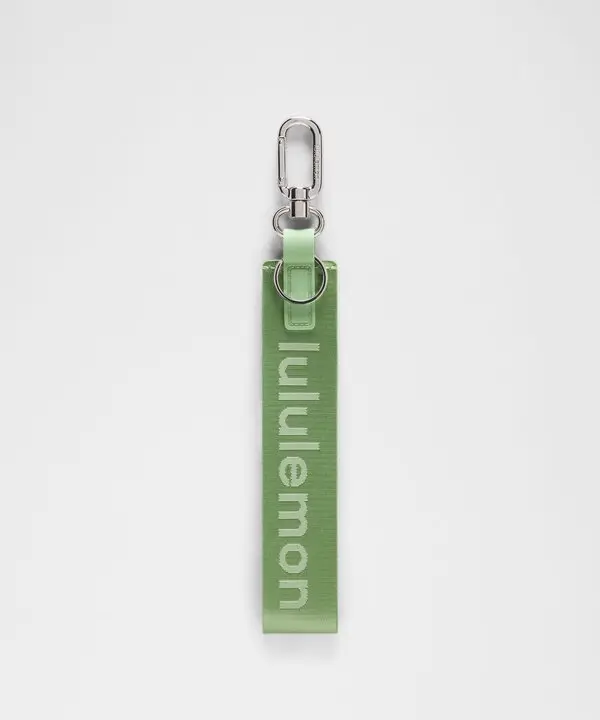 Lululemon Never Lost Keychain - Kale Krush/matcha Magic/silver