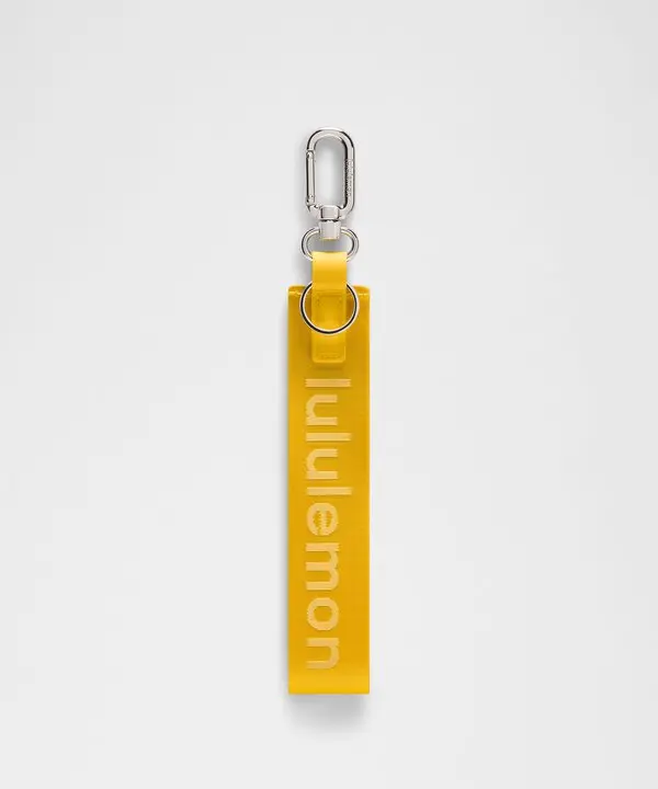 Lululemon Never Lost Keychain - Lemon Lush/light Ivory/silver