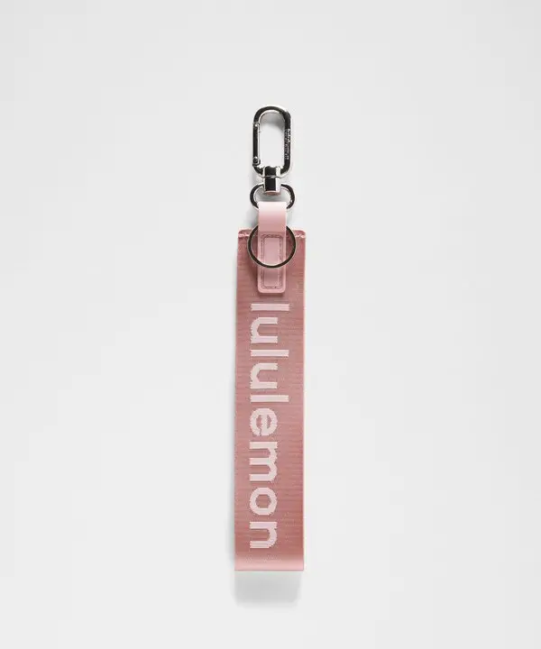 Lululemon Never Lost Keychain - Pink Haze/white