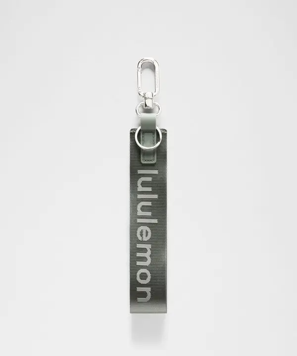 Lululemon Never Lost Keychain - Willow Leaf/meadow Haze/silver