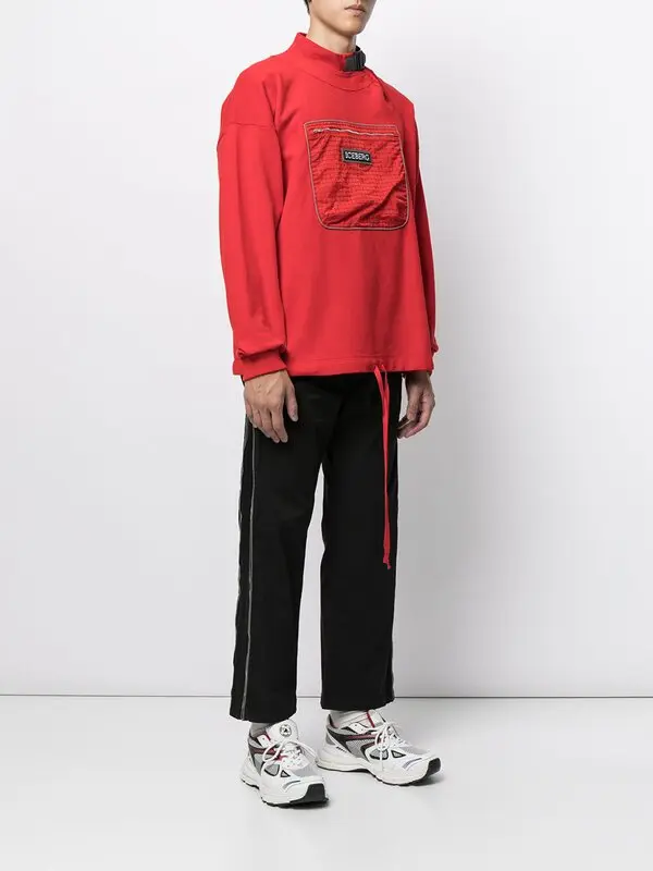 Iceberg Logo-patch Cotton-blend Sweatshirt
