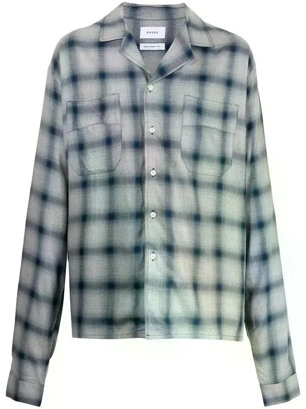 Rhude Check-print Buttoned Shirt