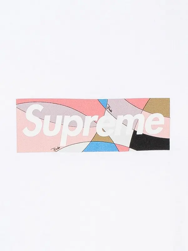 Supreme X Emilio Pucci Box Logo T-shirt