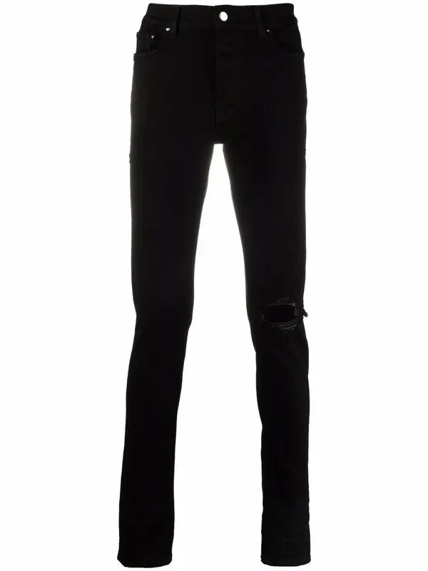 Amiri Distressed-finish Slim-cut Jeans