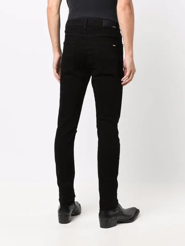 Amiri Distressed-finish Slim-cut Jeans