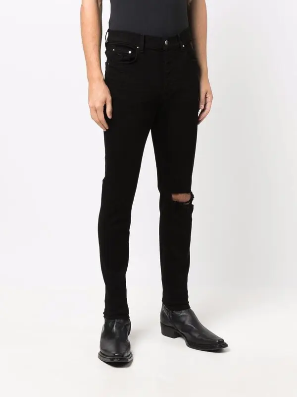 Amiri Distressed-finish Slim-cut Jeans