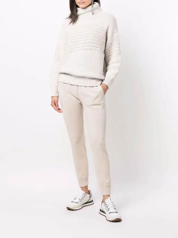 Brunello Cucinelli Cashmere Drawstring Track Pants