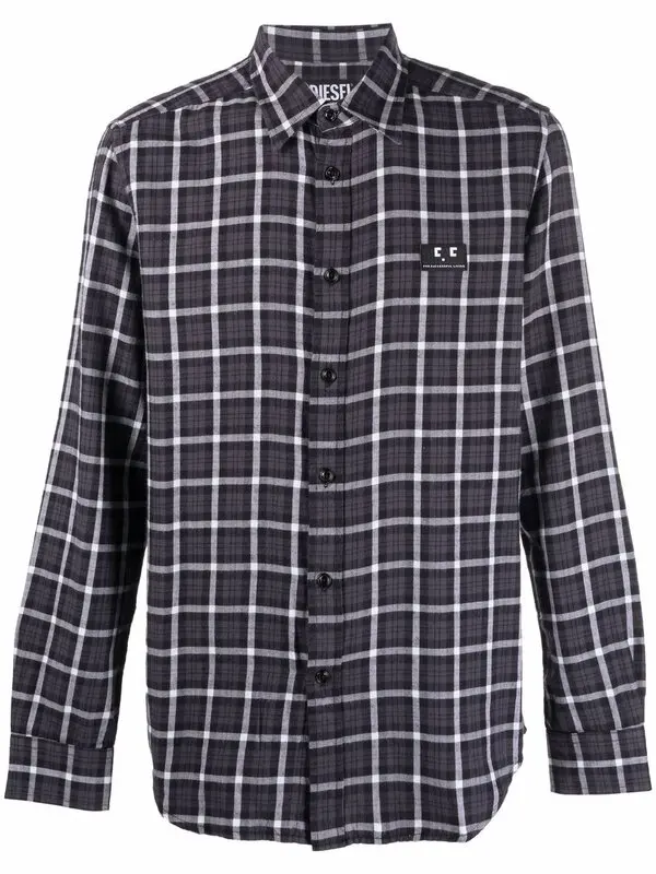 DIESEL® Check-print Flannel Shirt