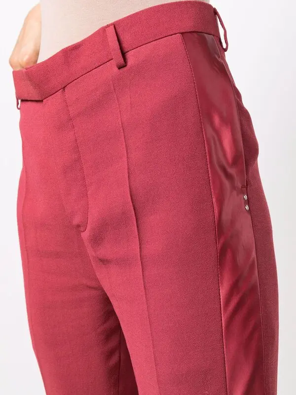 Rick Owens Satin Trim Trousers