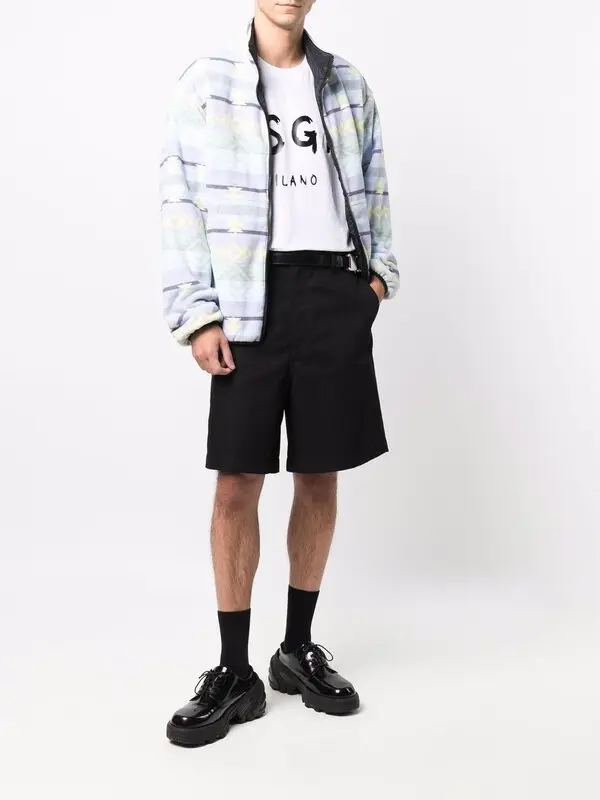 MSGM Logo-print Cotton T-shirt - White