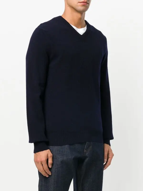 Play Comme Des Garcon Heart-patch Sweater - Blue