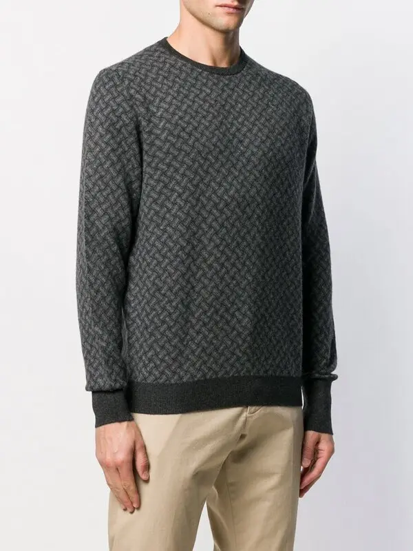 DRUMOHR Crew-neck Cashmere Sweater - Grey
