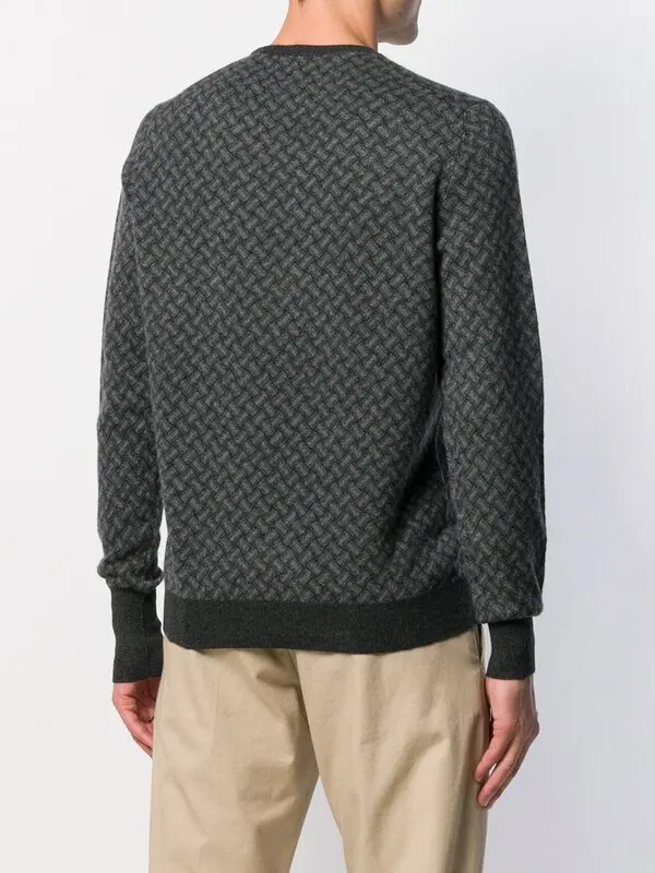 DRUMOHR Crew-neck Cashmere Sweater - Grey