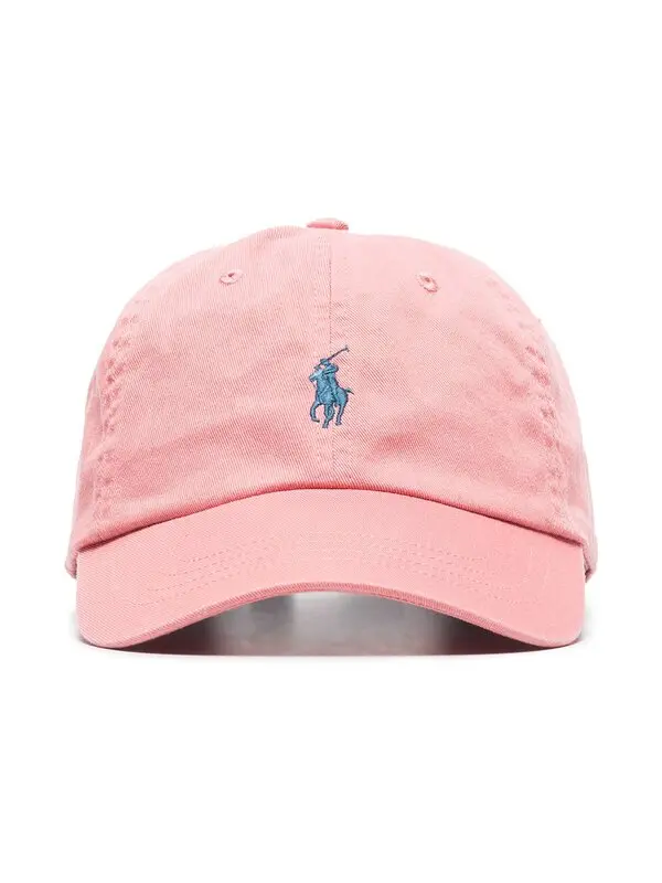 Ralph Lauren Logo-embroidered Cotton Cap - Pink
