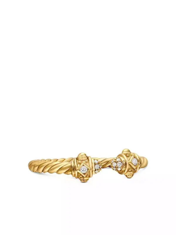 David Yurman 18kt Yellow Renaissance Diamond Ring - Gold