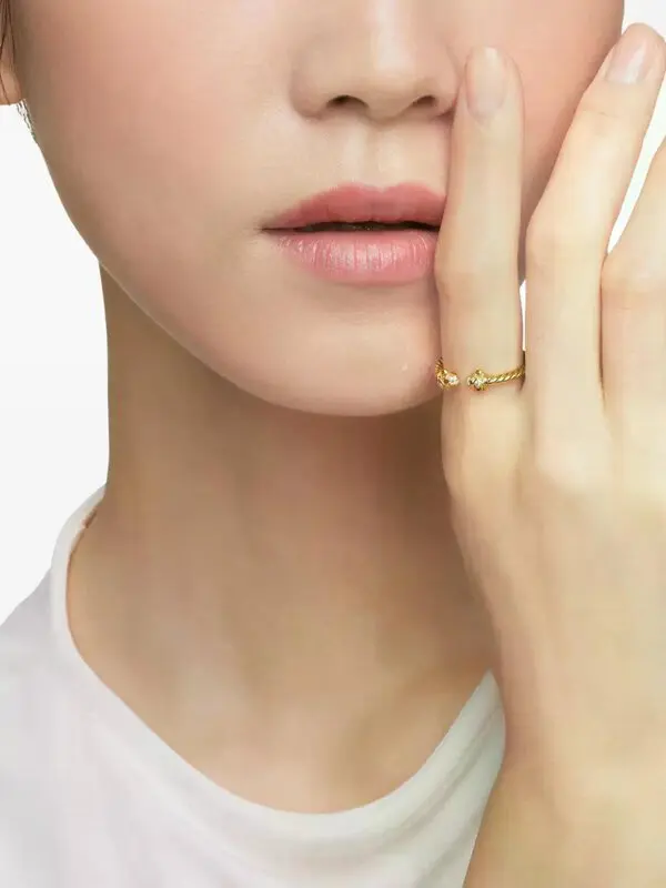 David Yurman 18kt Yellow Renaissance Diamond Ring - Gold