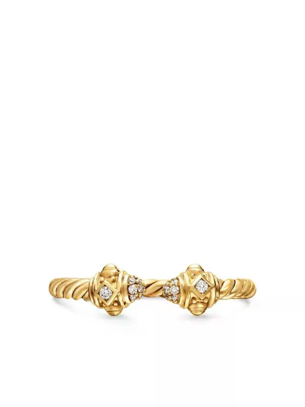 David Yurman 18kt Yellow Renaissance Diamond Ring - Gold