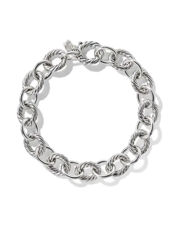 David Yurman Sterling Oval Link Bracelet - Silver