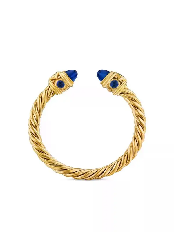 David Yurman 18kt Yellow Renaissance Sapphire Ring - Gold