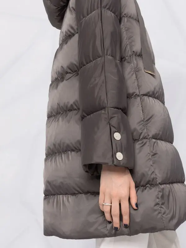 Herno Hooded Padded Coat - Grey
