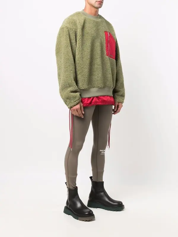AMBUSH Layered-effect Jumper - Green