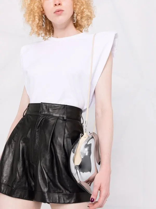 MANOKHI Jett Leather Shorts