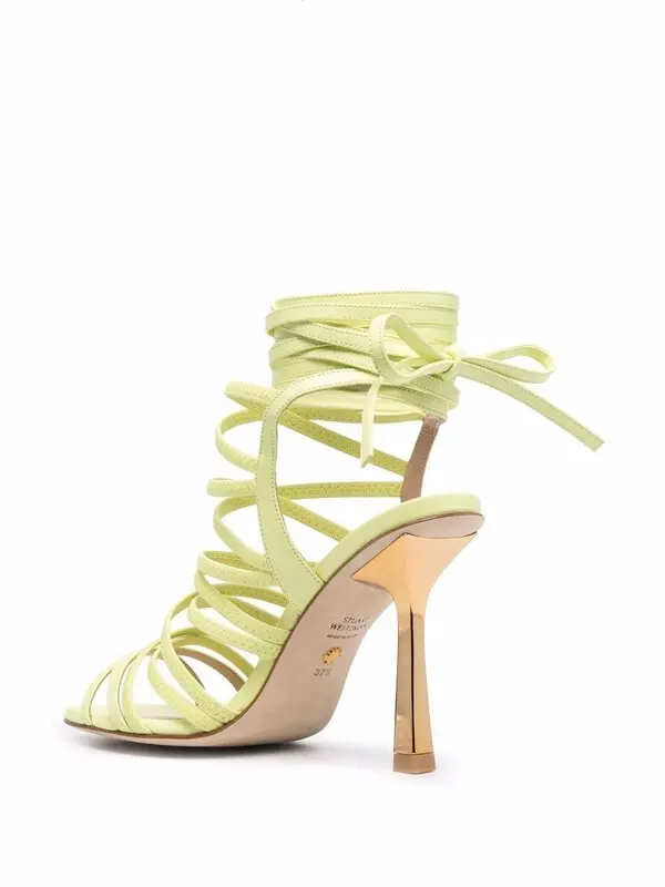 STUART WEITZMAN Jaxie Open-toe Sandals - Yellow