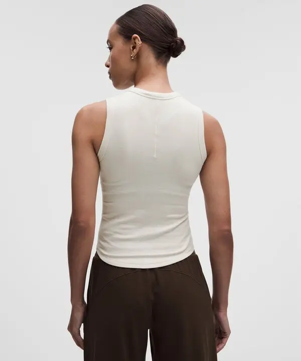 Lululemon Hold Tight Crewneck Tank Top - Light Ivory