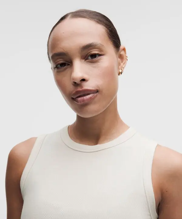 Lululemon Hold Tight Crewneck Tank Top - Light Ivory
