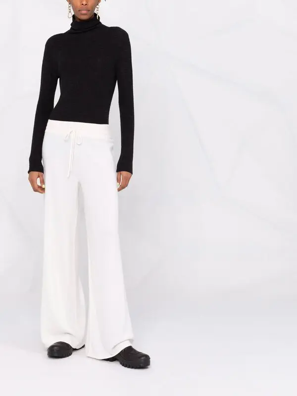 LISA YANG Cashmere Drawstring Trousers - Neutrals