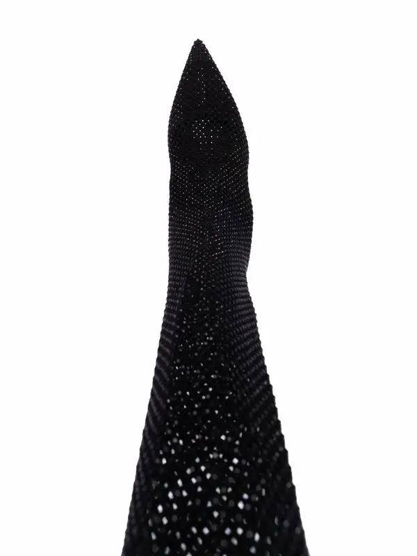 LE SILLA Gilda Rhinestone Thigh-high Boots
