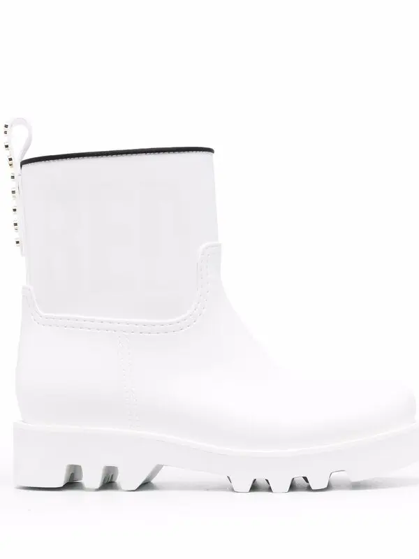 Red Valentino 40mm Stud-detail Boots - White