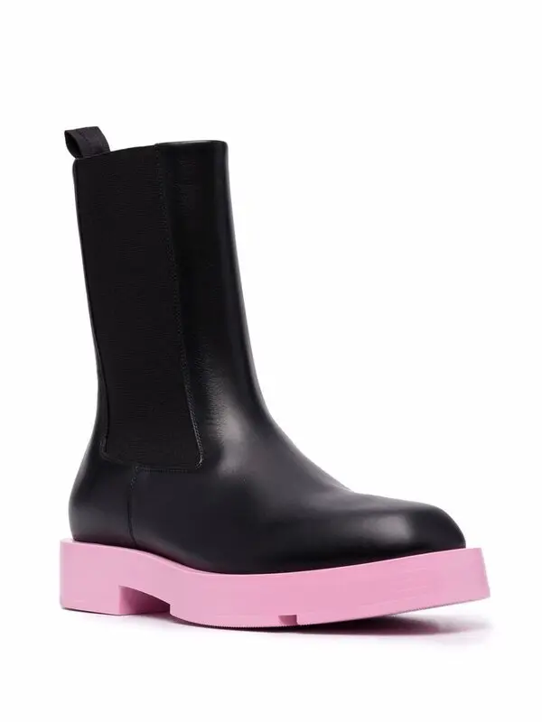 Givenchy Colourblock Leather Chelsea Boots
