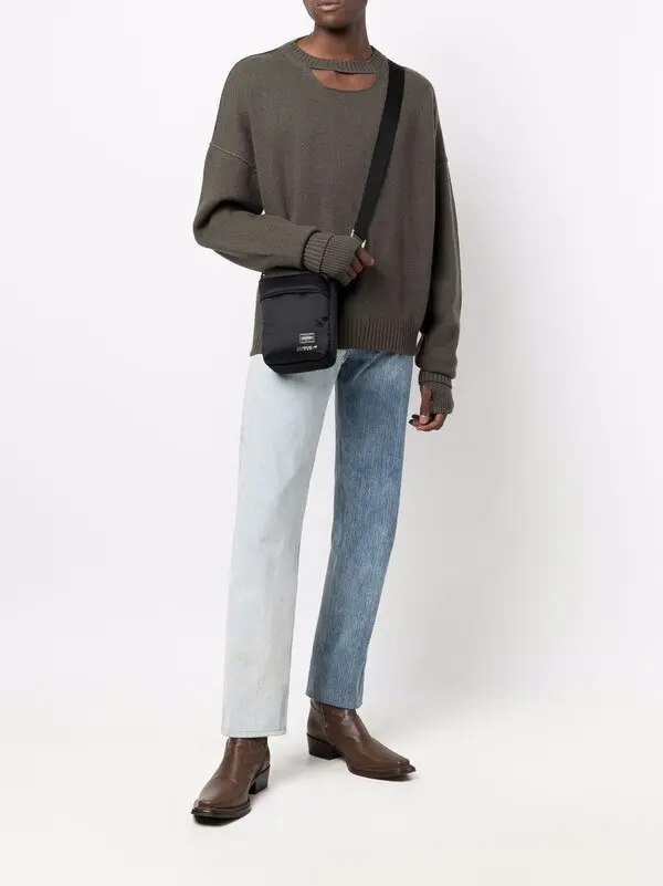 AMBUSH Cut-out Knitted Jumper - Green