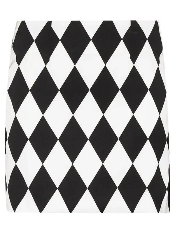 KENNETH IZE X Karl Largerfeld Diaond Pattern Skirt
