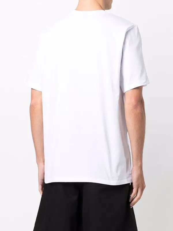 MSGM Logo-print Cotton T-shirt - White