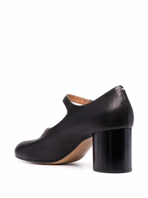MAISON MARGIELA Tabi 60mm Mary Jane Pumps - Black